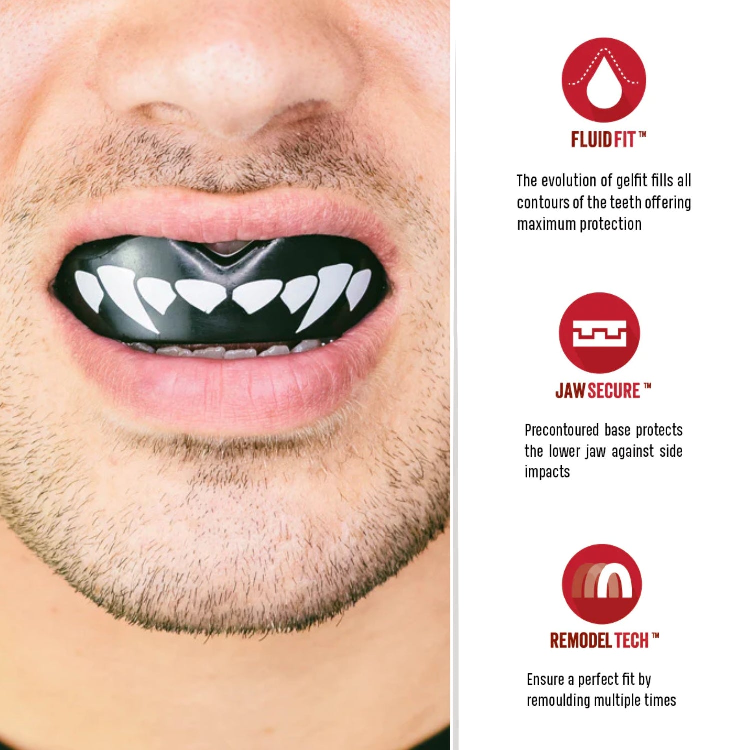 SAFEJAWZ® Extro Series Fangz Mouthguard